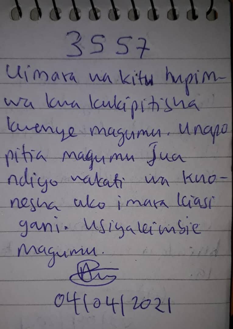 #TAFAKARI YA LEO; KIPIMO CHA UIMARA… – AMKA MTANZANIA