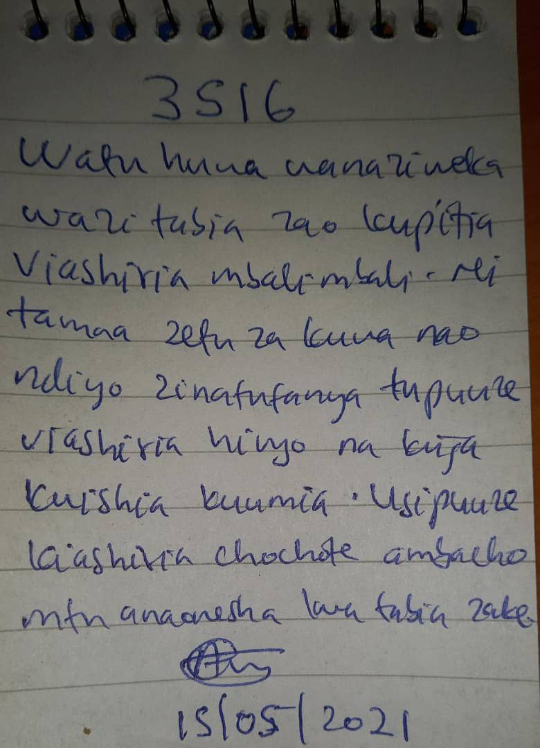 #TAFAKARI YA LEO; VIASHIRIA VIKO WAZI… – AMKA MTANZANIA